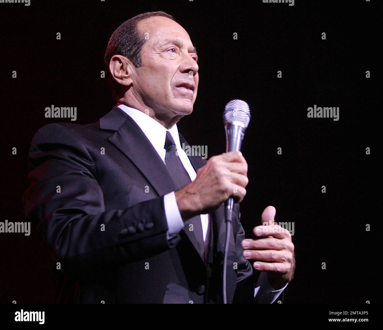 Paul Anka performs live in concert at the Seminole Hard Rock Live in ...
