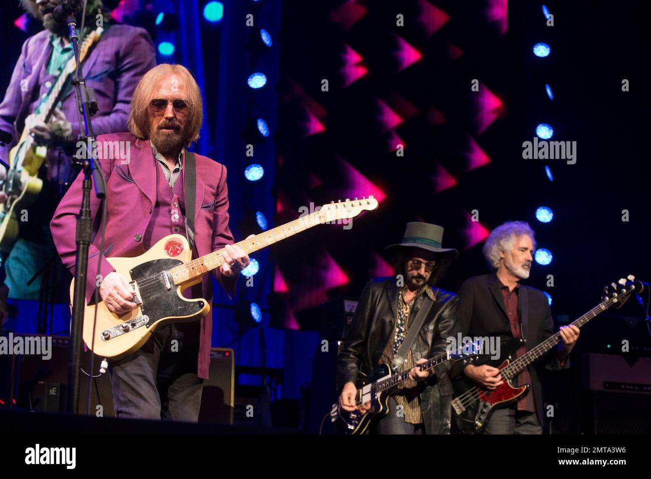 Tom Petty, from left, Mike Campbell and Ron Blair of Tom Petty and the ...