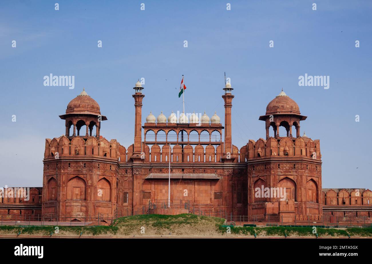 Helicopter View Of Red Fort