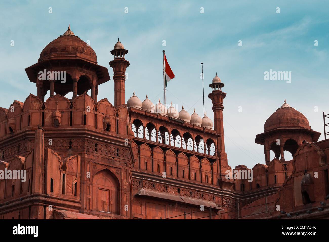 An aerial view of Red Fort Lal Qila in Delhi Stock Photo - Alamy