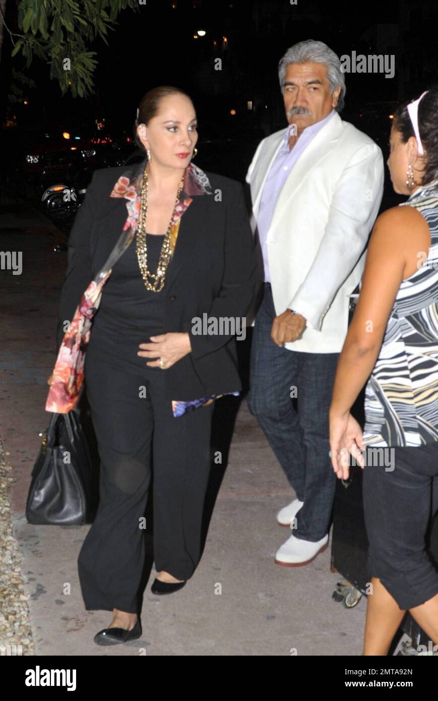 Susana Dosamantes and Enrique Rubio at Paulina Rubio's 39th birthday ...