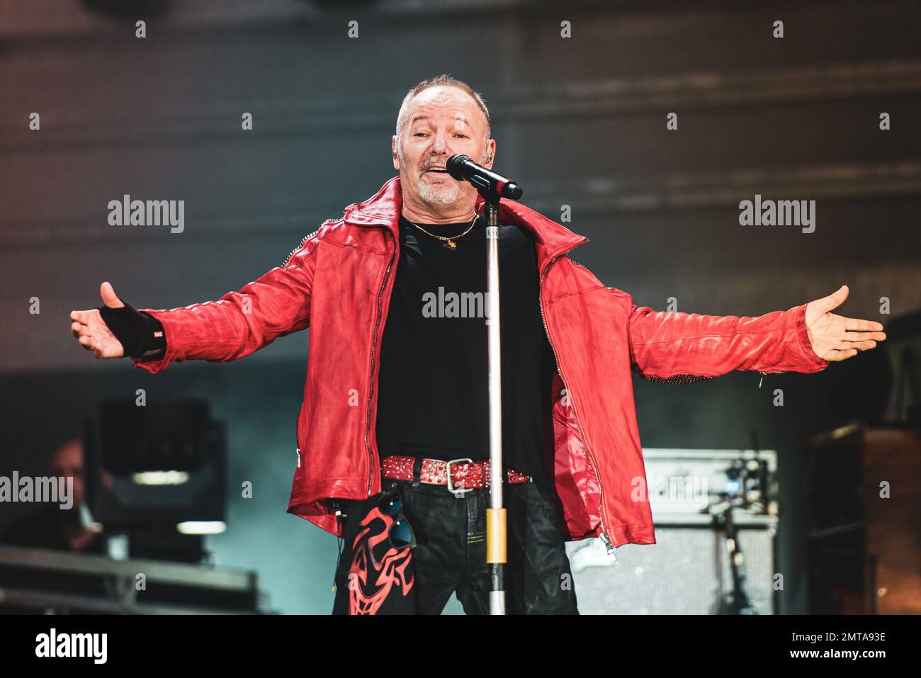 STADIO OLIMPICO, TURIN, ITALY: The Italian rocker Vasco Rossi, better ...