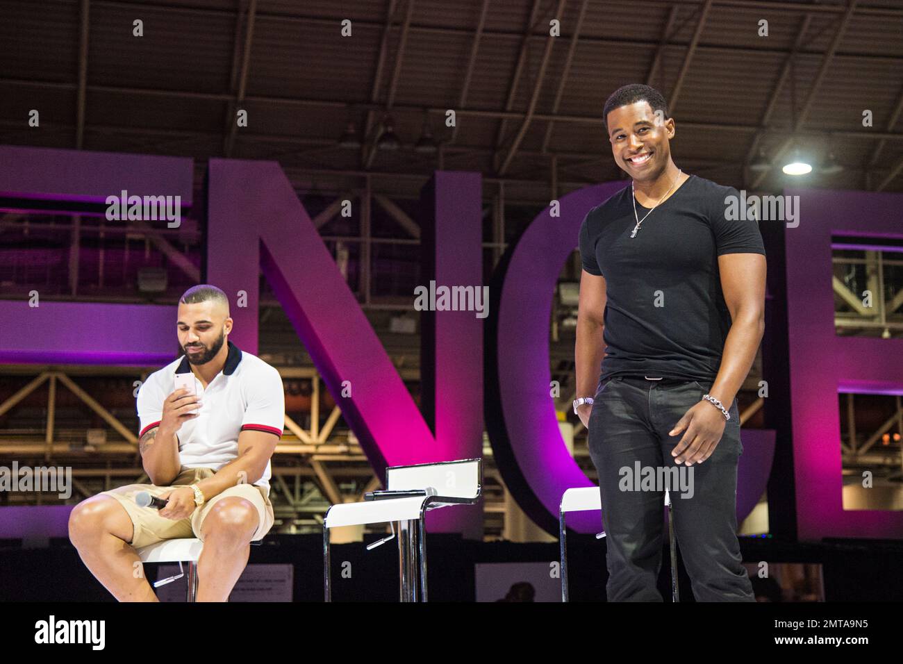Tyler Lepley, left, and Gavin Houston seen at the ESSENCE Empowerment ...