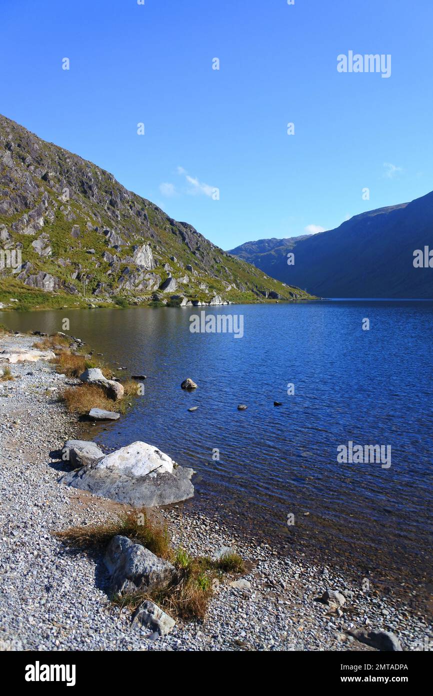 Glenbeg lake, Ardgroom, on the Beara Peninsula, County Cork, Ireland ...
