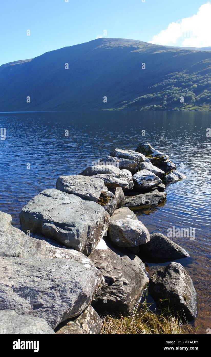 Glenbeg lake, Ardgroom, on the Beara Peninsula, County Cork, Ireland ...