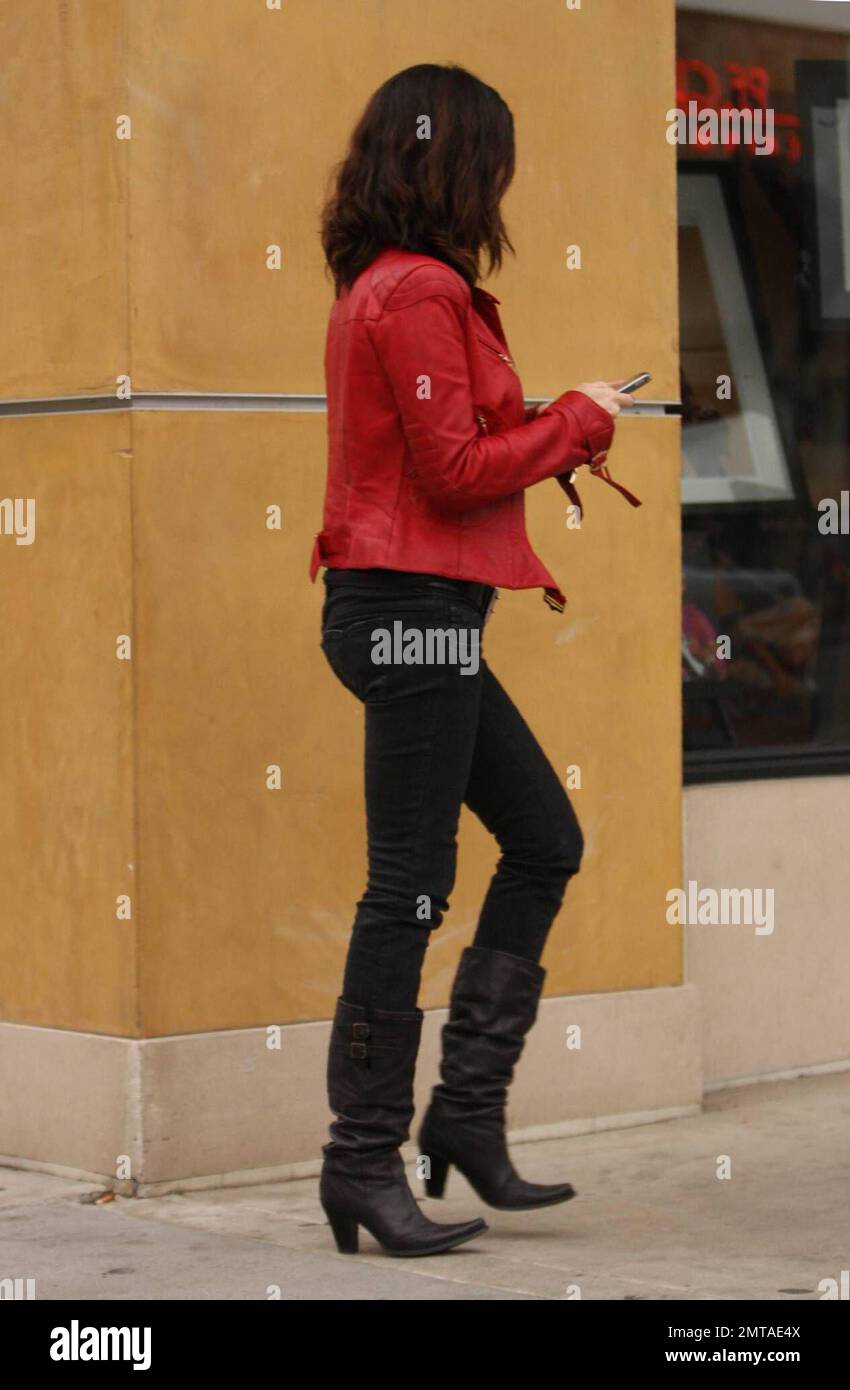 Exclusive!! Spanish actress Paz Vega was seen visiting an office ...