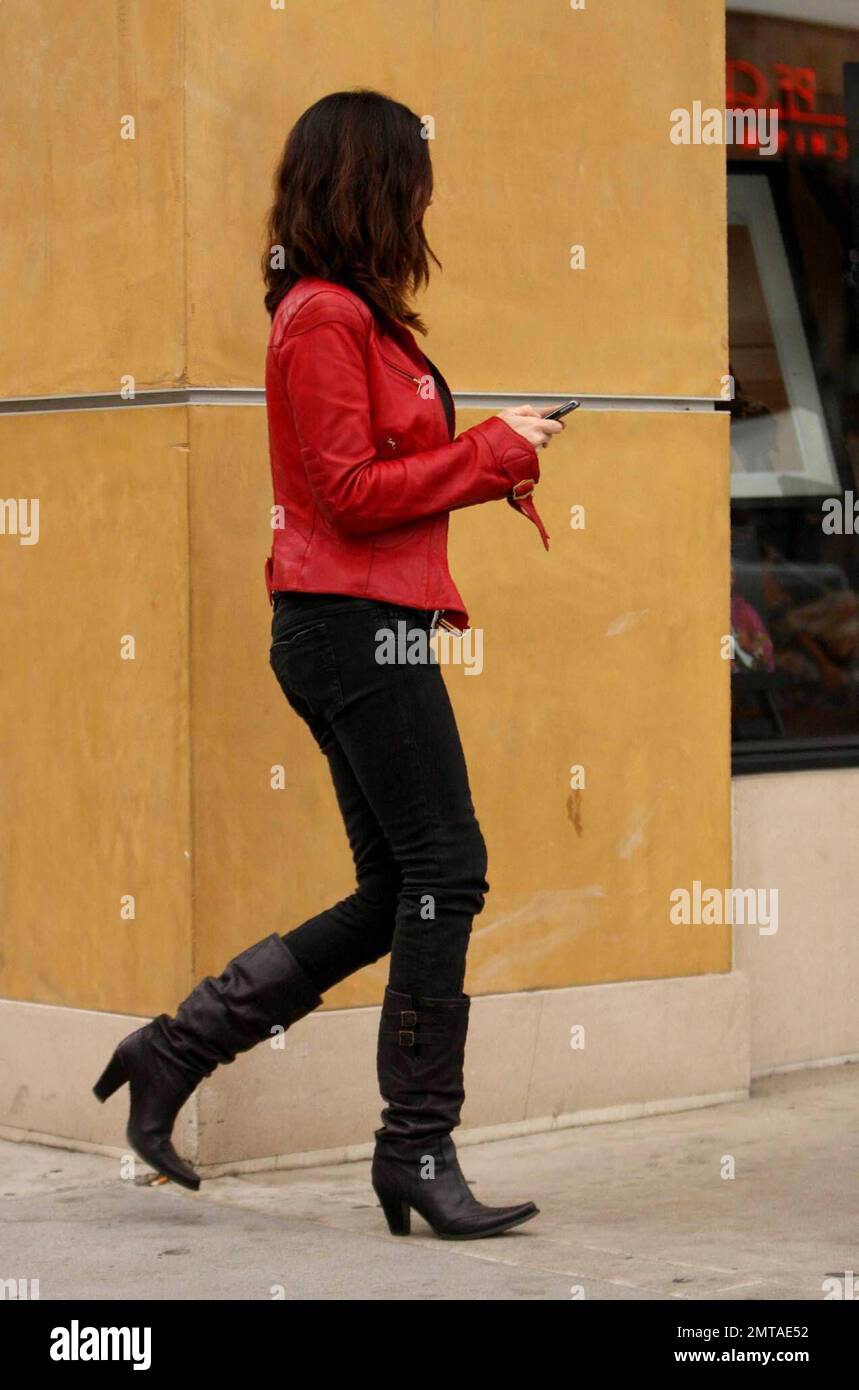 Exclusive!! Spanish actress Paz Vega was seen visiting an office ...