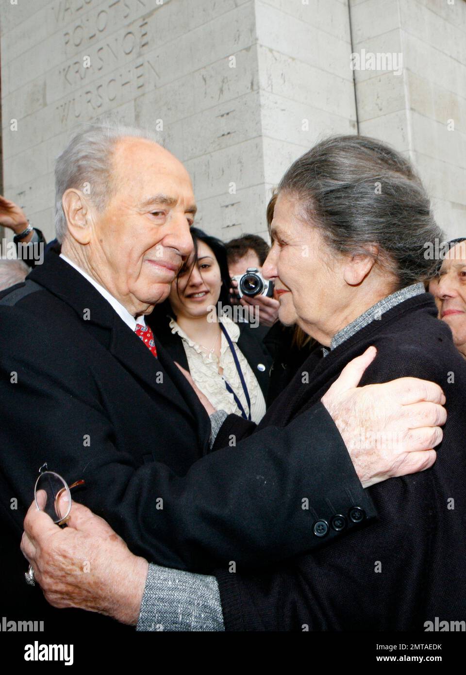 FILE - In this March 11 2008 file photo, then Israeli President Shimon ...