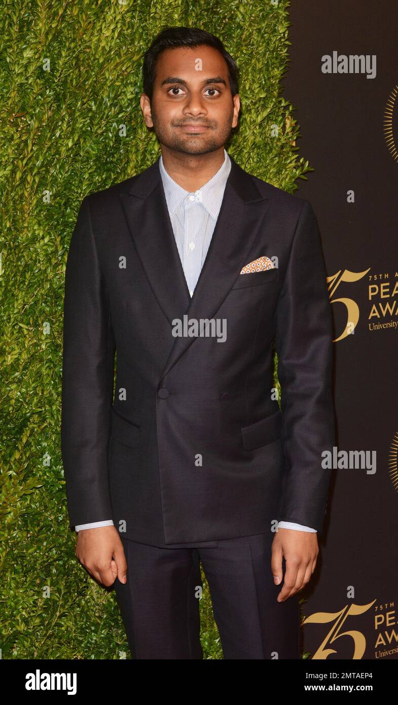 Aziz Ansari at the 75th Annual Peabody Awards in New York City, New ...