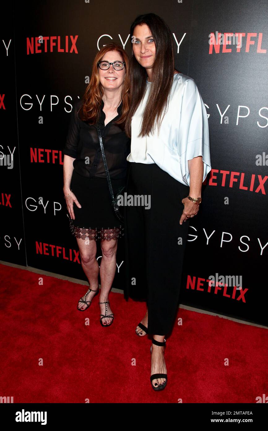 Dana Delany, left, and Liza Chasin, right, attend a special screening ...