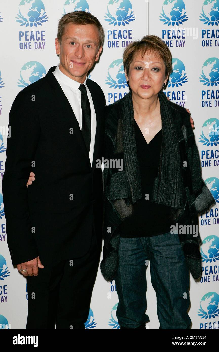 Jeremy Gilley and Judy Cheng - UN Assistant Secretary General attend ...