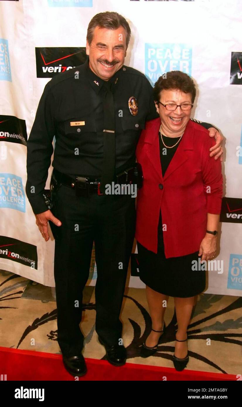 LAPD Deputy Chief Charlie Beck and Peace Over Violence Executive ...
