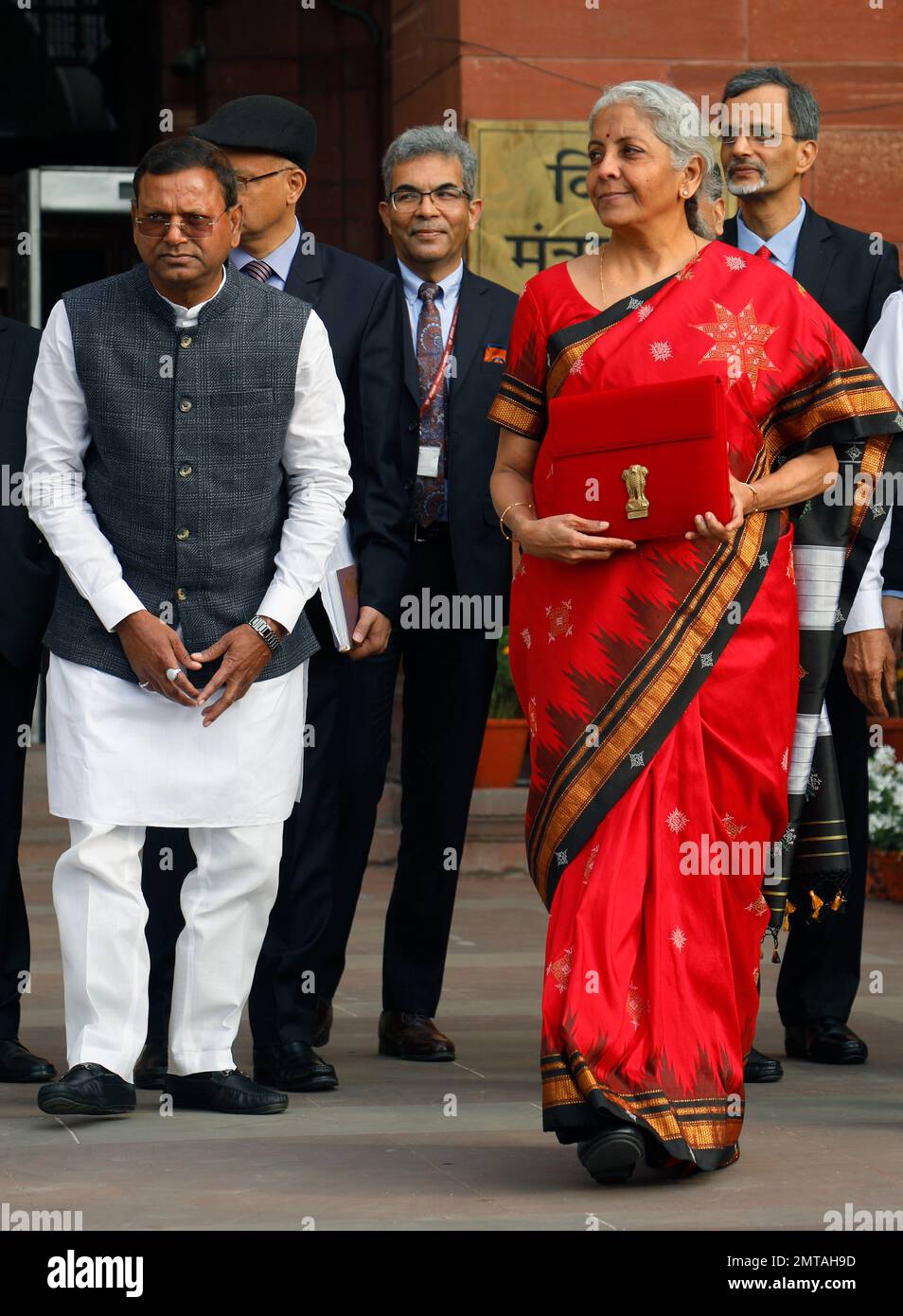 New Delhi, India. 01st Feb, 2023. Union Minister for Finance, Nirmala ...