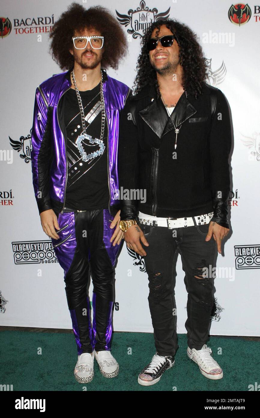 Rappers Redfoo and SkyBlu of LMFAO arrive at the seventh annual Black ...