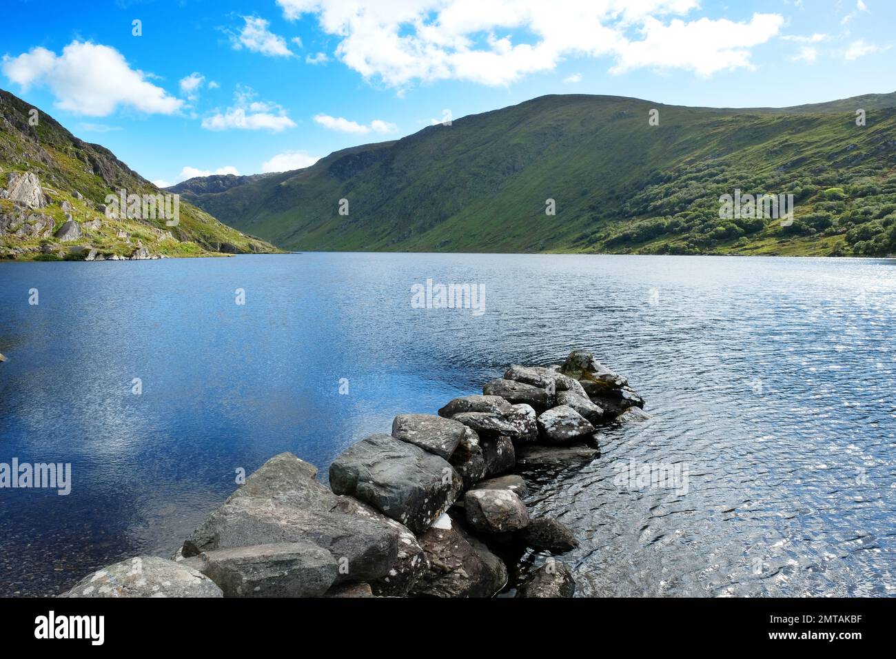 Glenbeg lake, Ardgroom, on the Beara Peninsula, County Cork, Ireland ...
