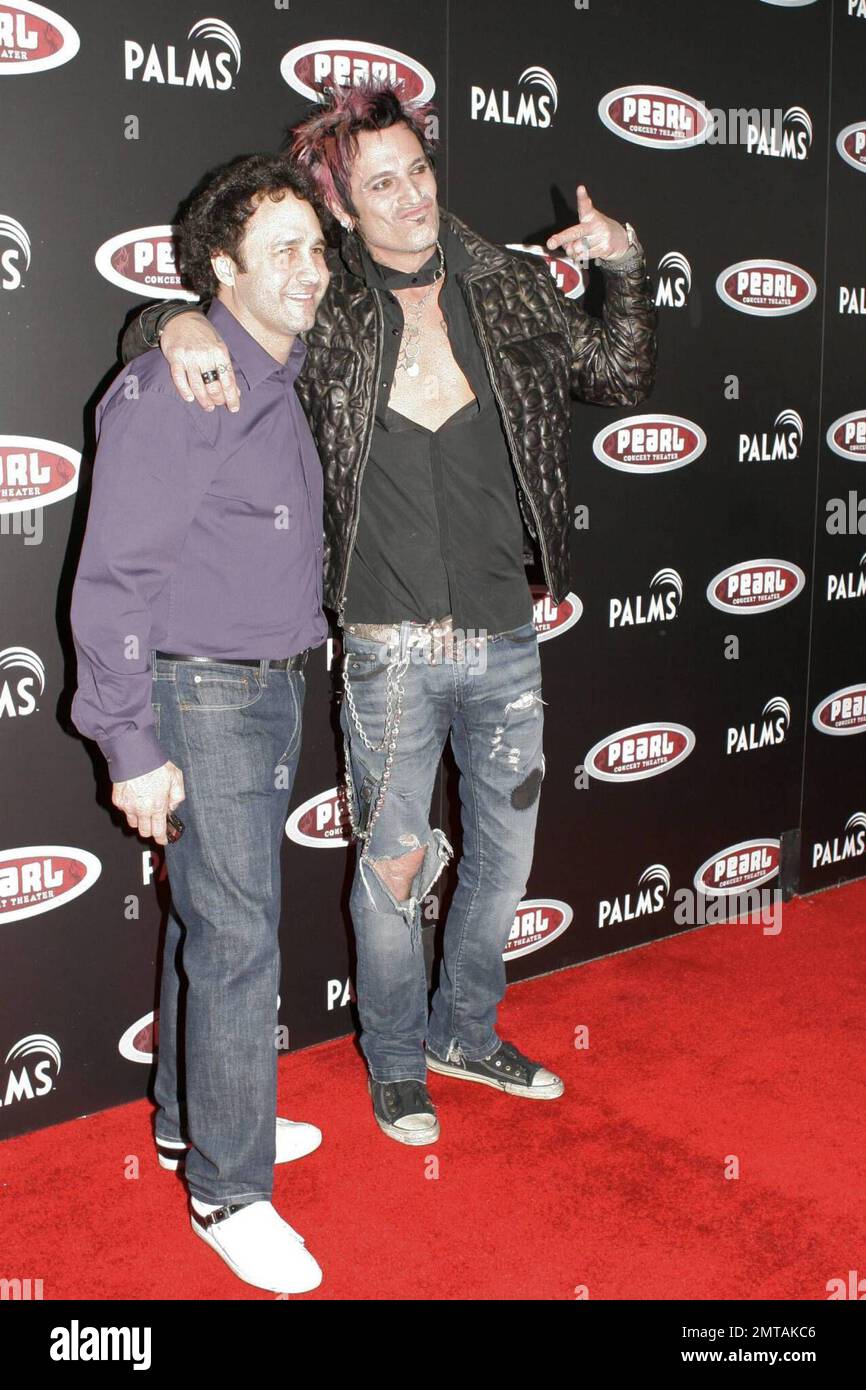 Tommy Lee and George Maloof at Las Vegas red carpet opening for Pearl ...