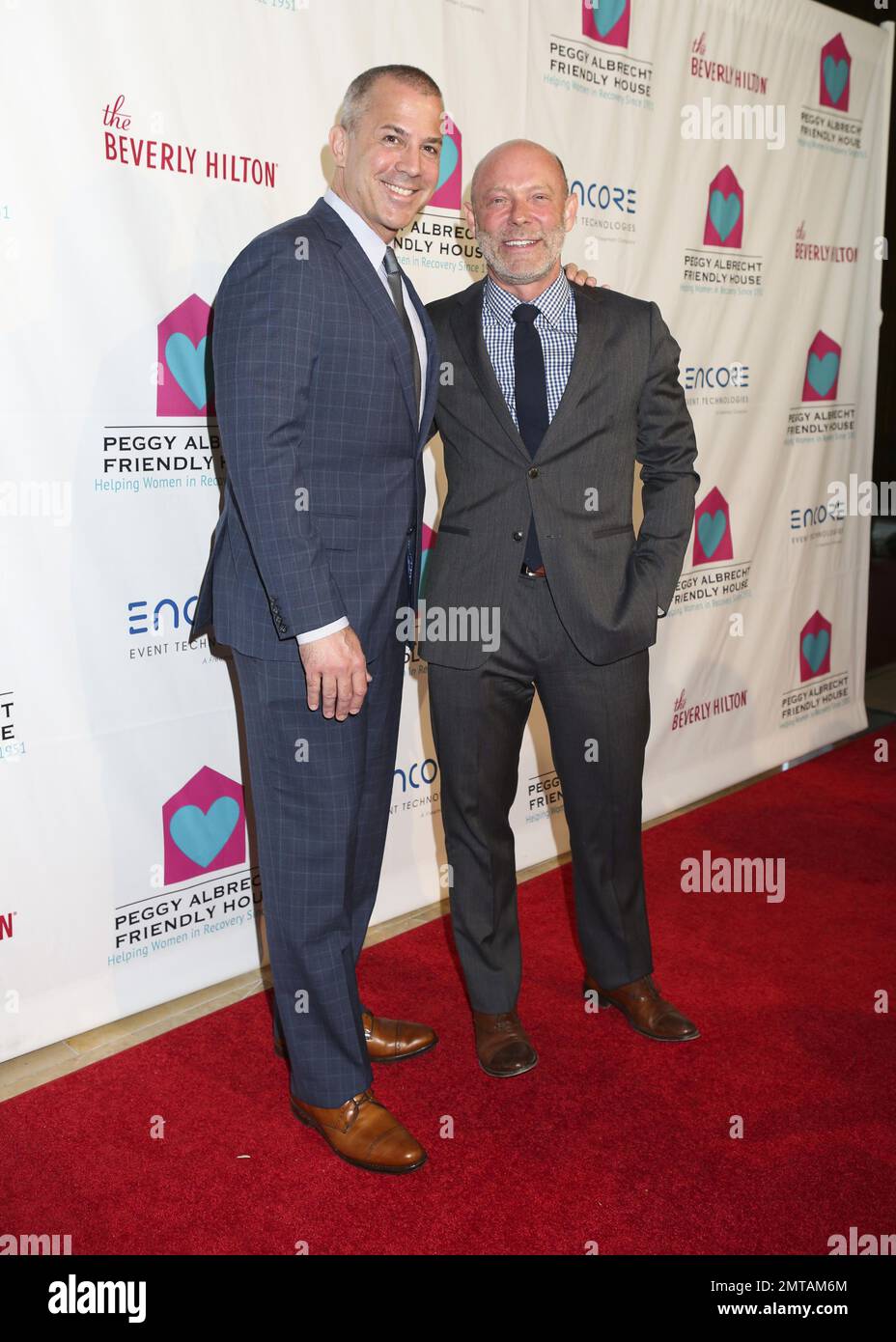 R. Michael Collum and David Collins at the Peggy Albrecht Friendly ...