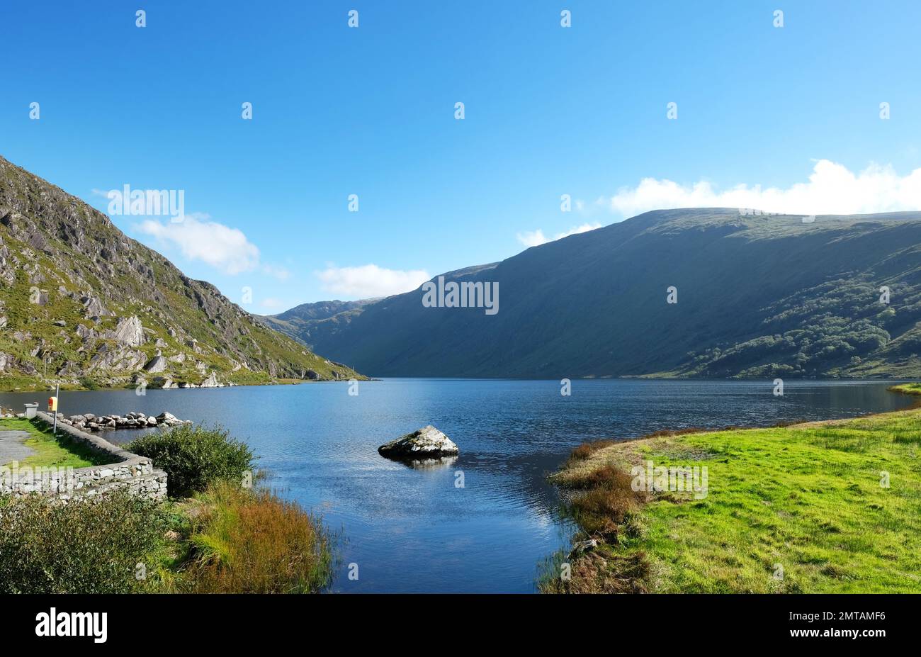Glenbeg lake, Ardgroom, on the Beara Peninsula, County Cork, Ireland ...