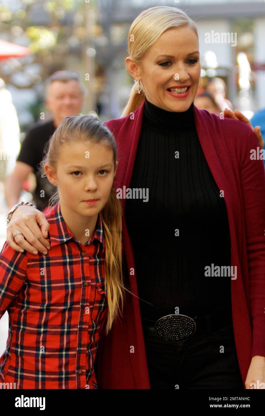 "Men of a Certain Age" star Penelope Ann Miller arrives with daughter ...