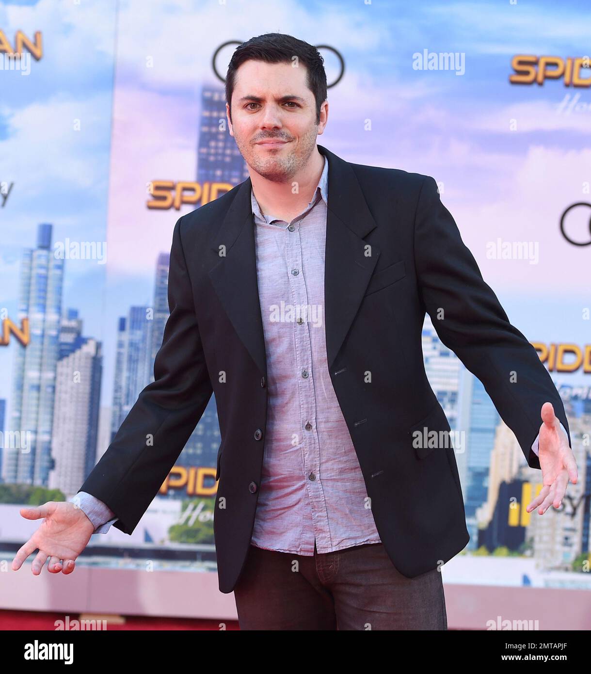 Joshua Ovenshire arrives at the Los Angeles premiere of "Spider-Man ...