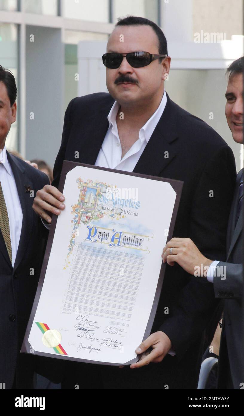 Latin singer Pepe Aguilar is honored with Star on the Hollywood Walk of ...