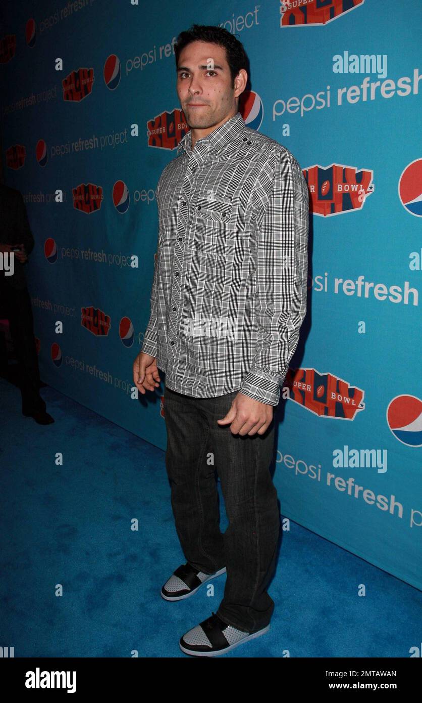 Mark Sanchez at the Pepsi Refresh Project launch event at LIV nightclub ...
