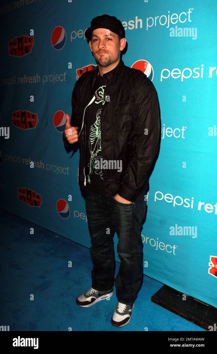 Joel Madden at the Pepsi Refresh Project launch event at LIV nightclub ...