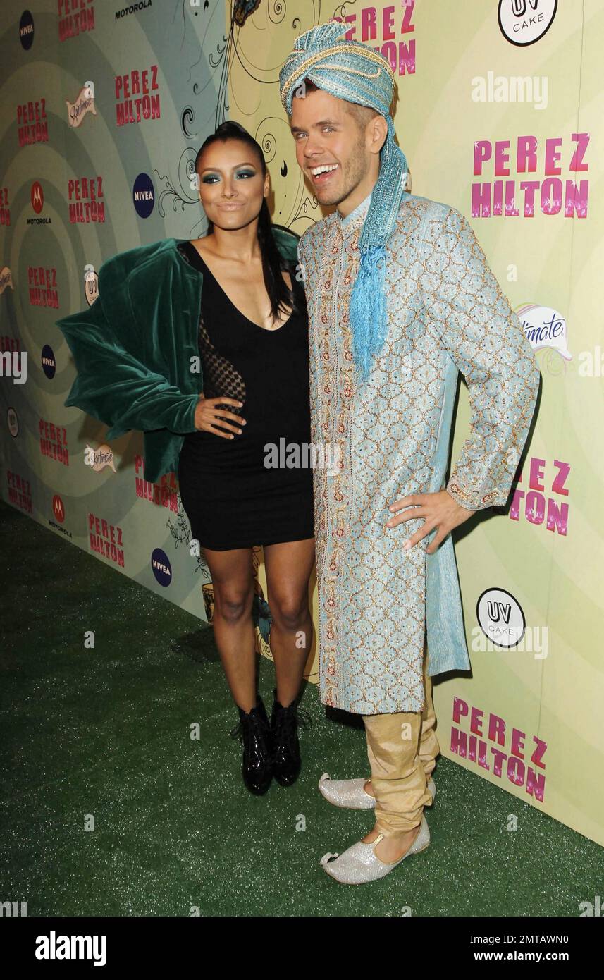 Perez Hilton and Kat Graham celebrate his 34th Birthday at his Mat ...