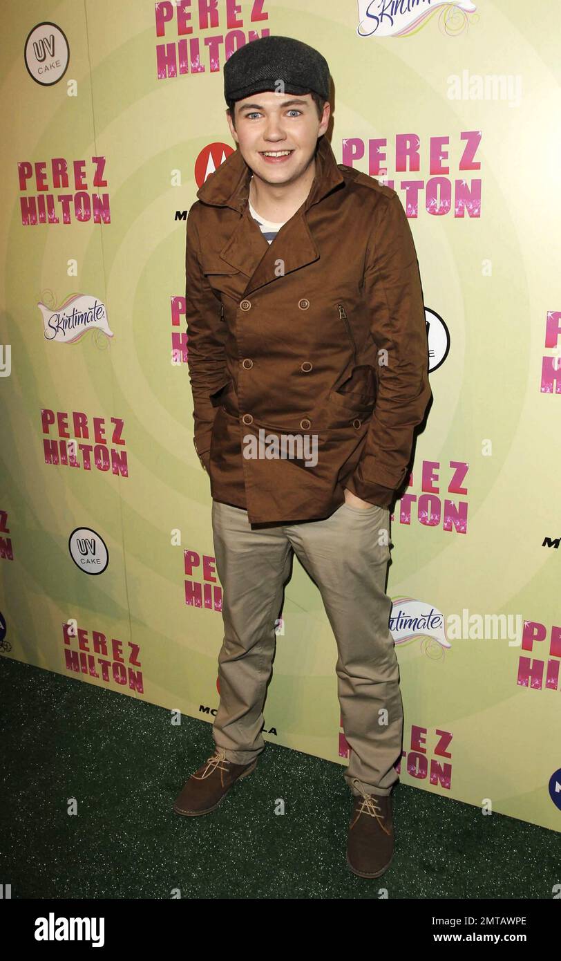 Damian McGinty at Perez Hilton's Mat Hatter Tea Party 34th Birthday Bash held at Siren Studios ...