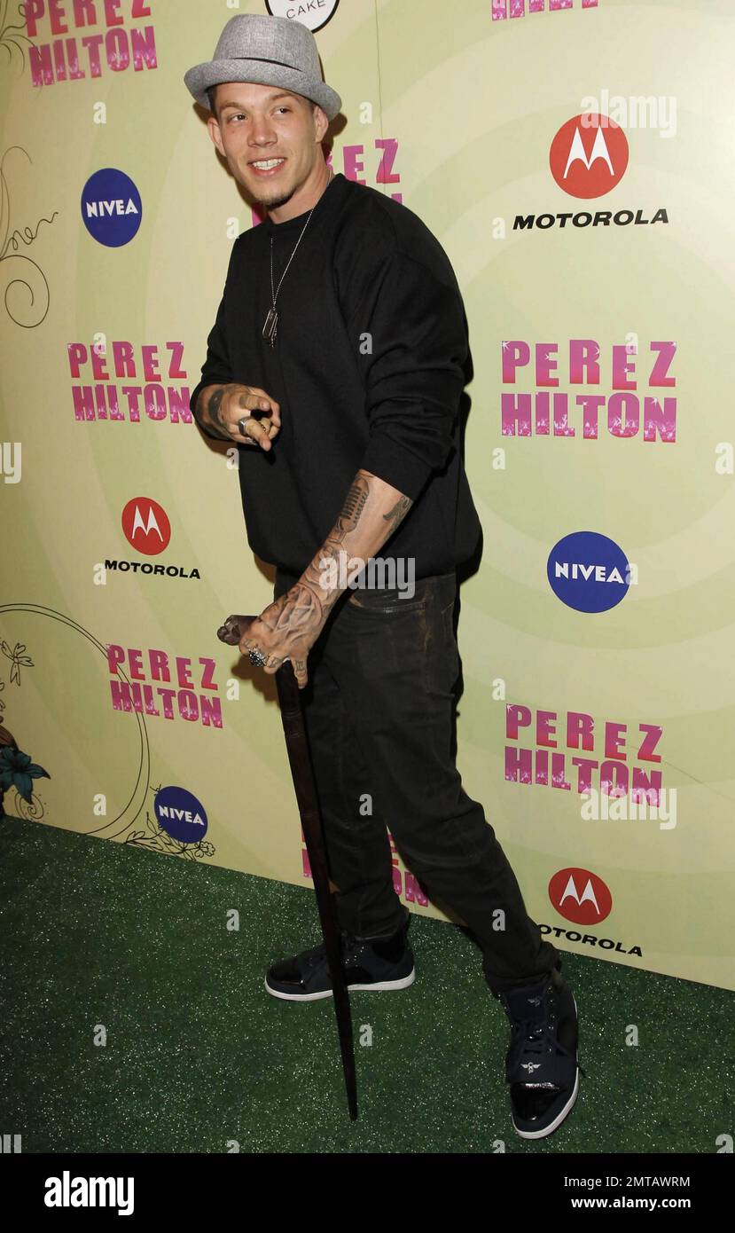 Chris Rene at Perez Hilton's Mat Hatter Tea Party 34th Birthday Bash ...