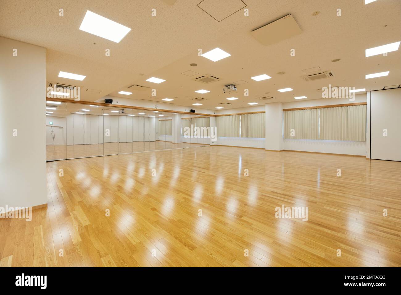 Indoor dance studio Stock Photo - Alamy