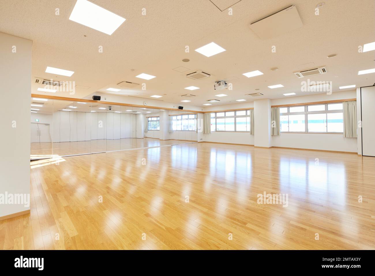 Indoor dance studio Stock Photo - Alamy