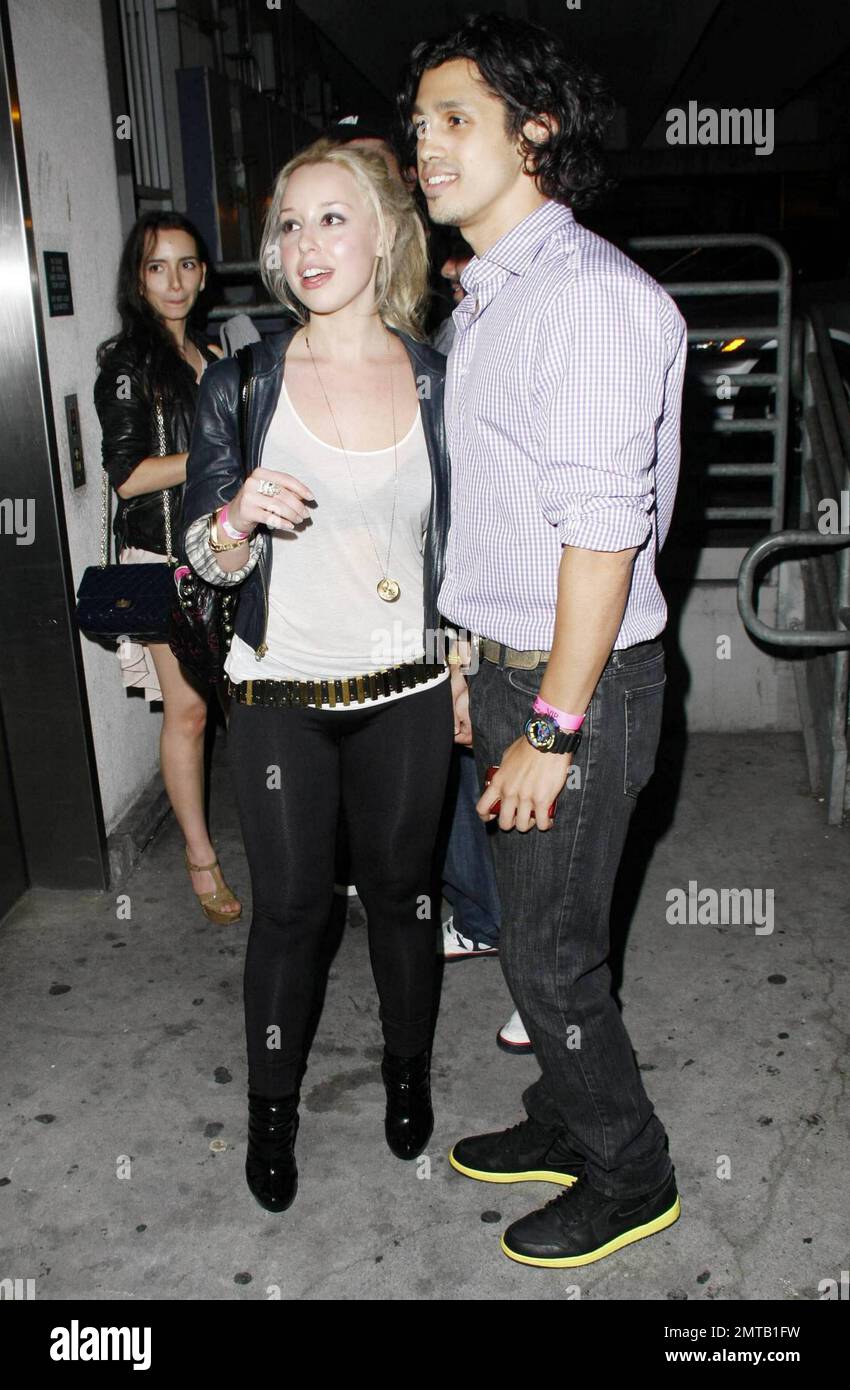 Skyler Shaye (L) attends Perez Hilton's "One Night in Los Angeles" VMA ...