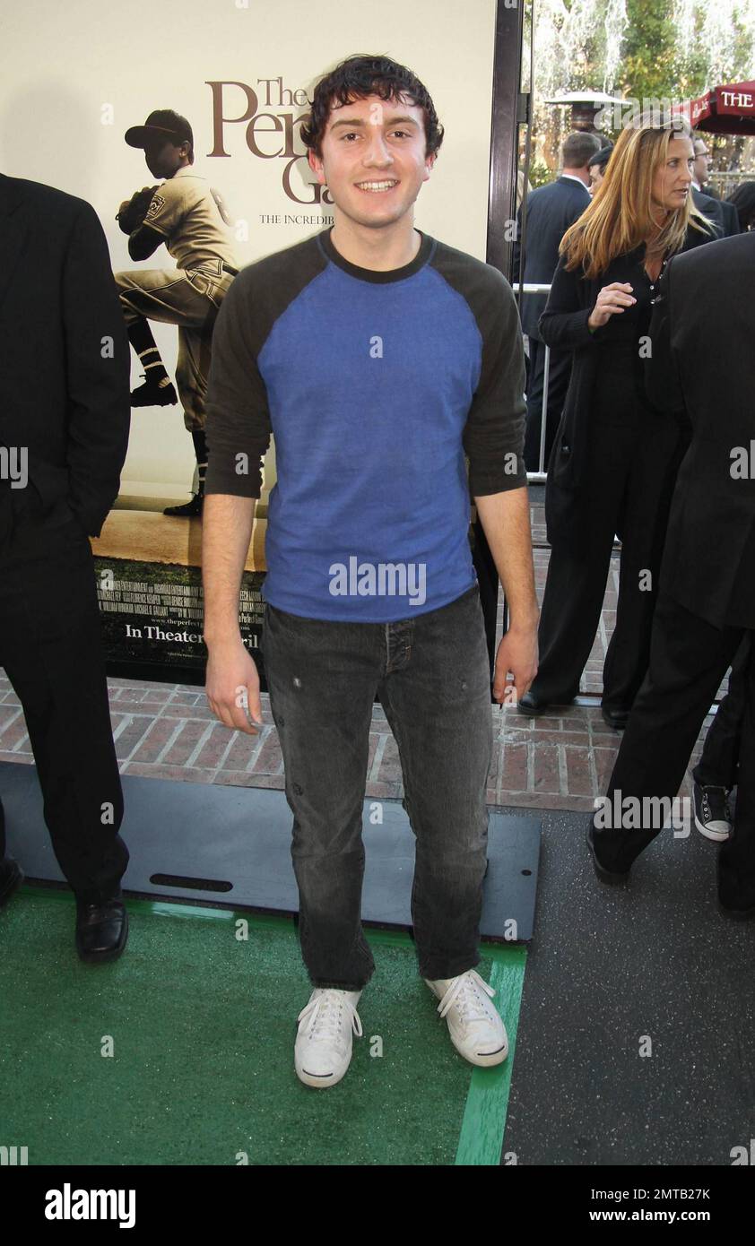 Daryl Sabara at the premiere of the family film "The Perfect Game ...