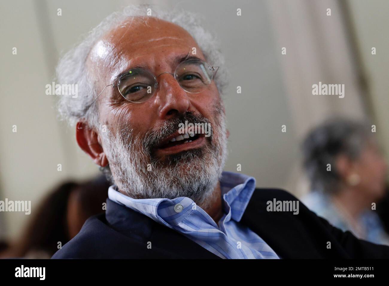 Italian journalist Gad Lerner attends 'The wind of disintegration on ...