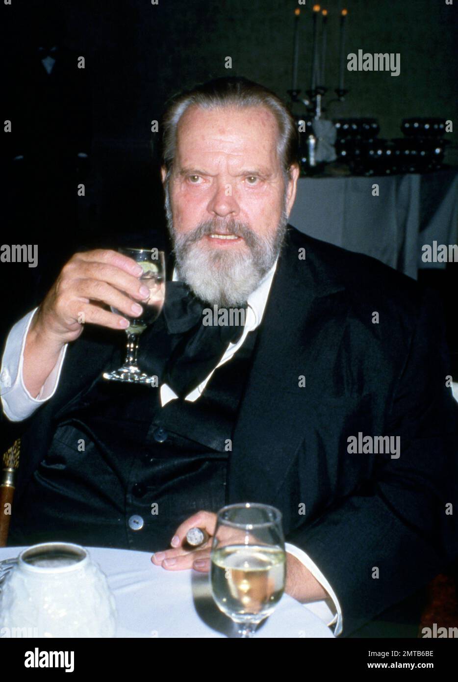 Actor and director Orson Welles pictured in 1981. (AP Photo Stock Photo ...