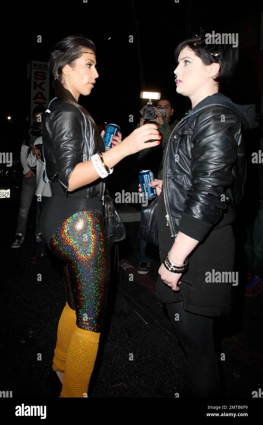 Kim Kardashian and Kelly Osbourne hug goodbye after having some ...