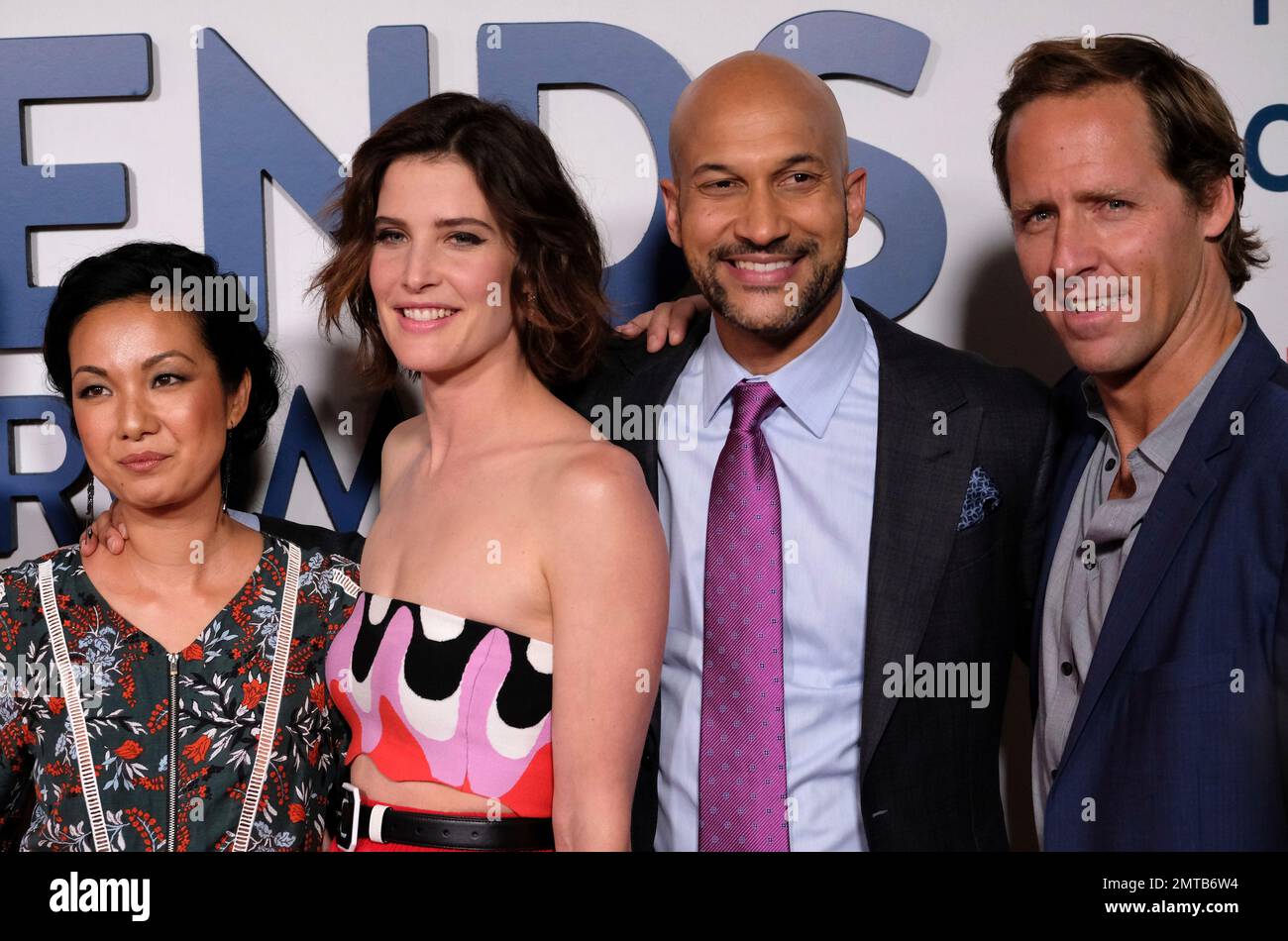 Jae Suh Park, left, Cobie Smulders, Keegan-Michael Key and Nat Faxon ...