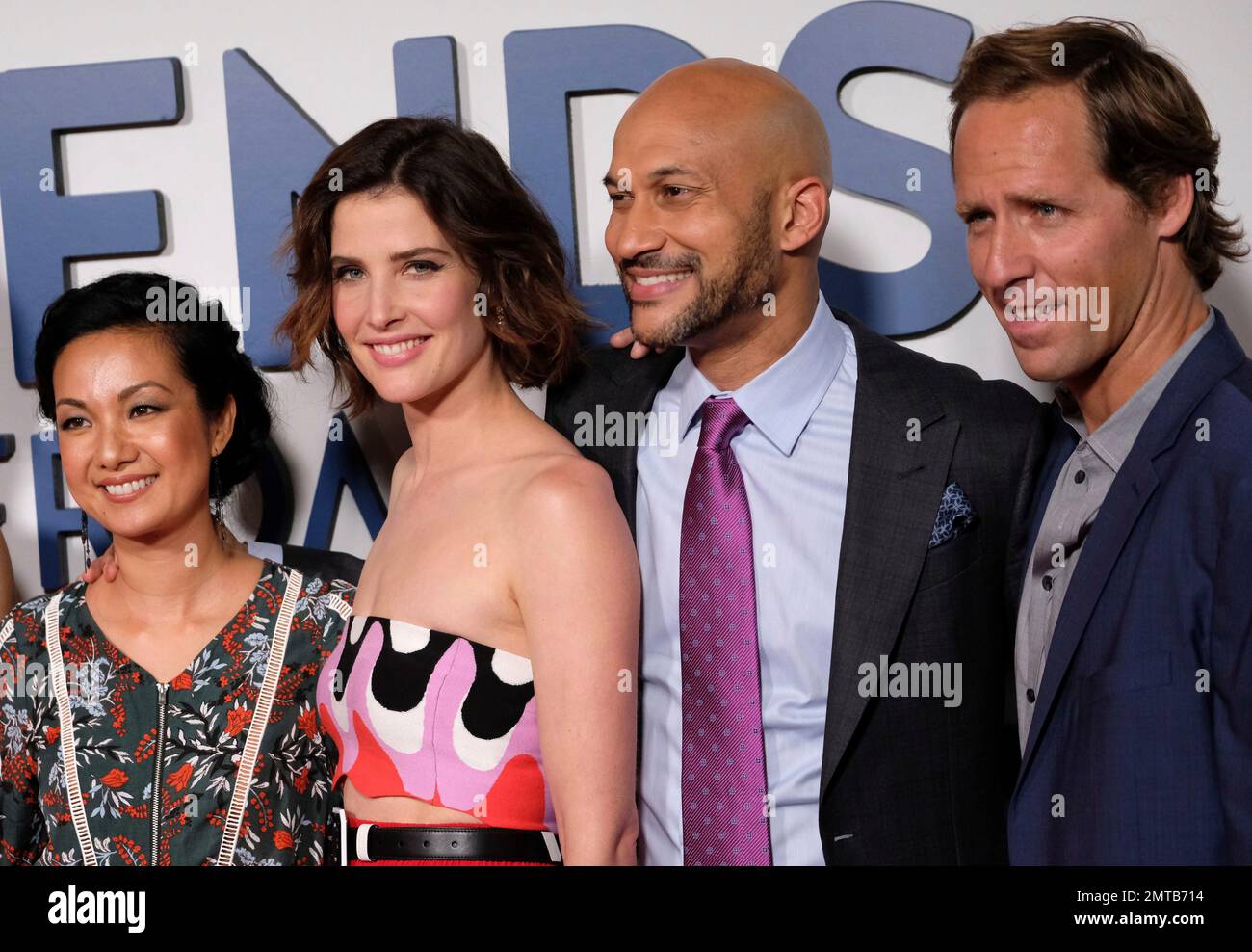 Jae Suh Park, left, Cobie Smulders, Keegan-Michael Key and Nat Faxon ...