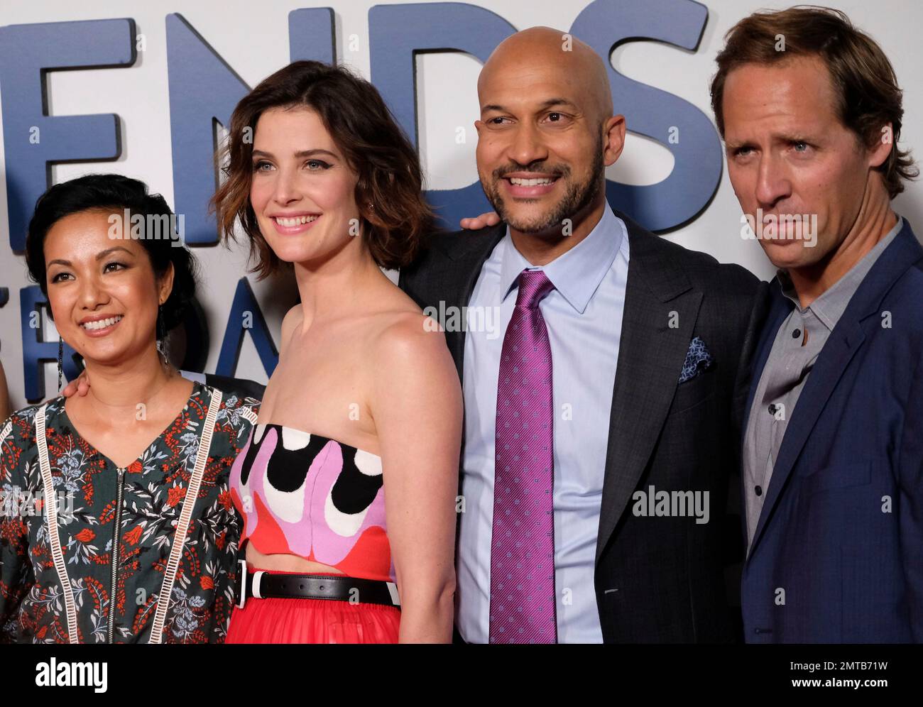 Jae Suh Park, left, Cobie Smulders, Keegan-Michael Key and Nat Faxon ...