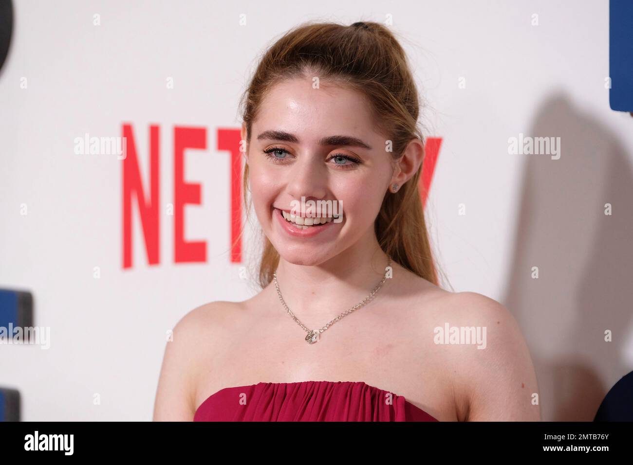 Rachel Resheff attends the premiere of the Netflix original series ...