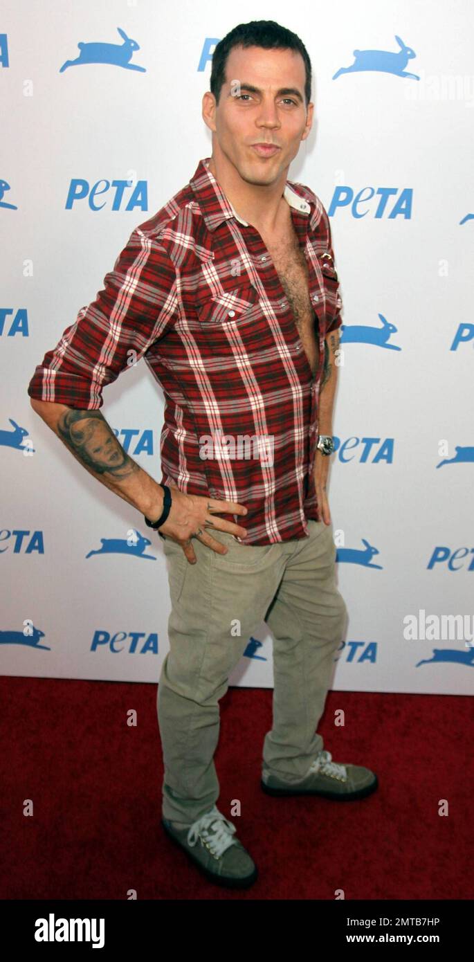 Steve-O walks the red carpet at PETA's 30th Anniversary Gala ...