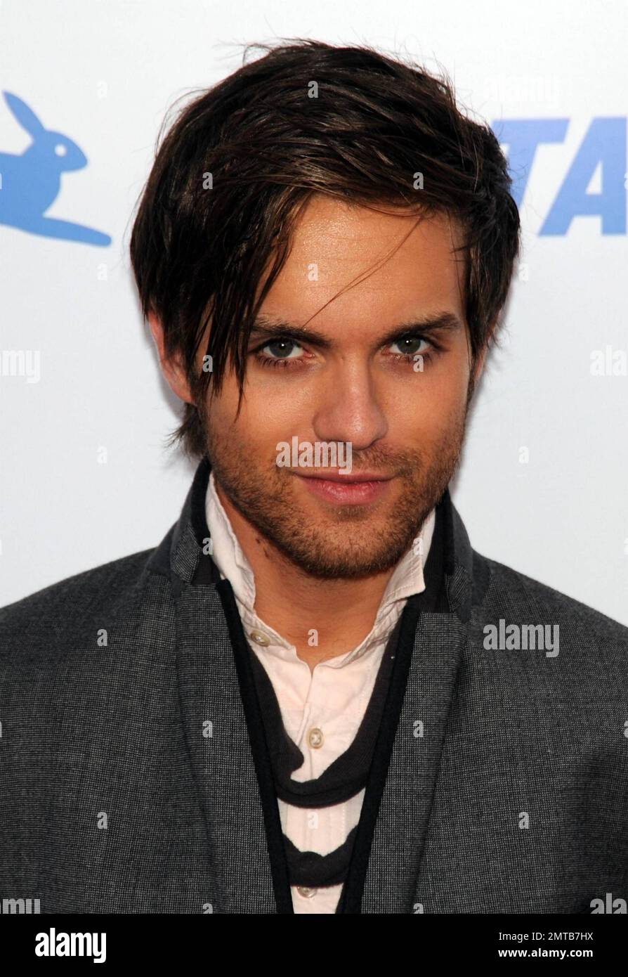 Thomas Dekker walks the red carpet at PETA's 30th Anniversary Gala & Humanitarian Awards held at ...