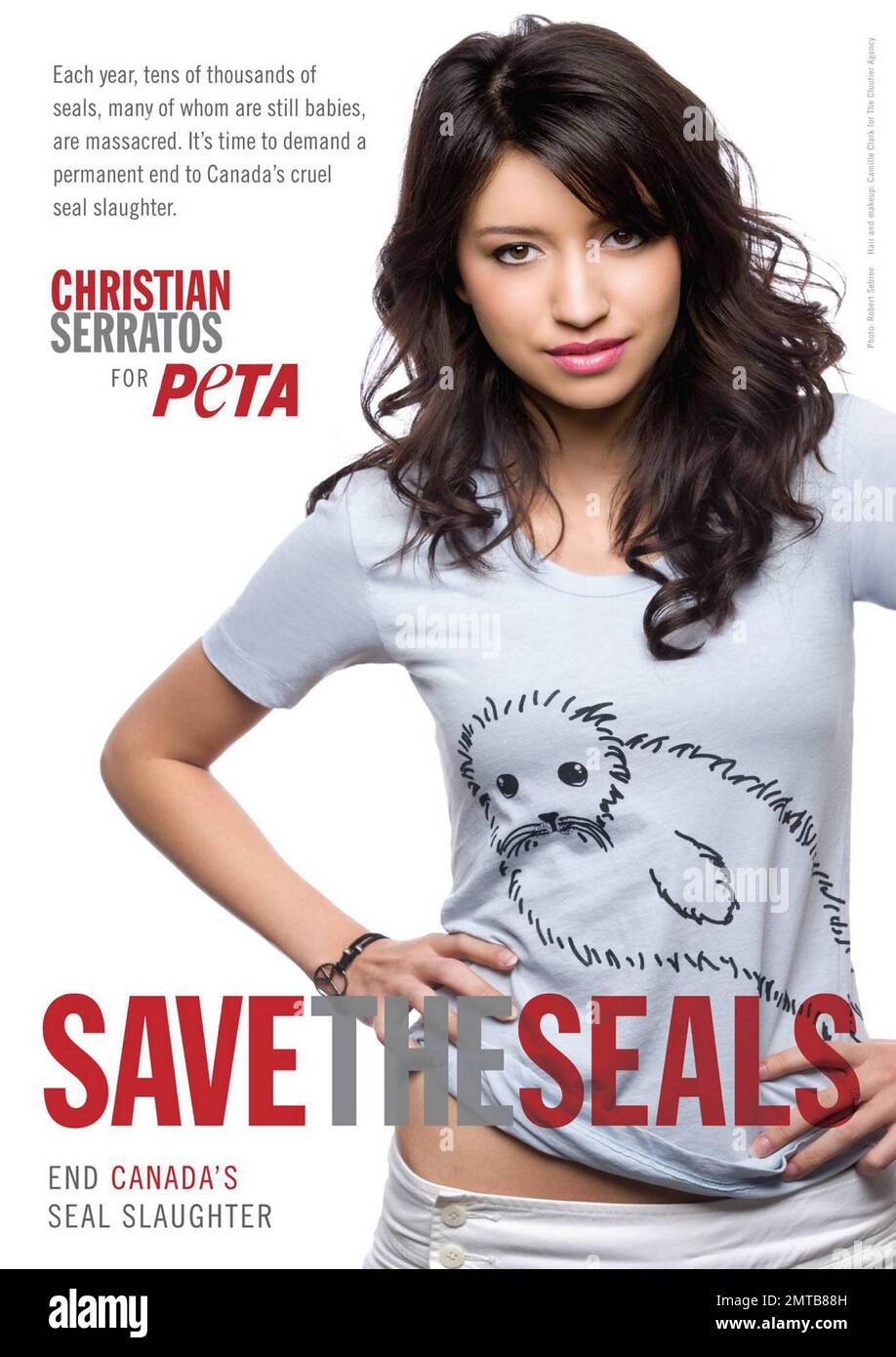 Christian Serratos Peta Photo Shoot