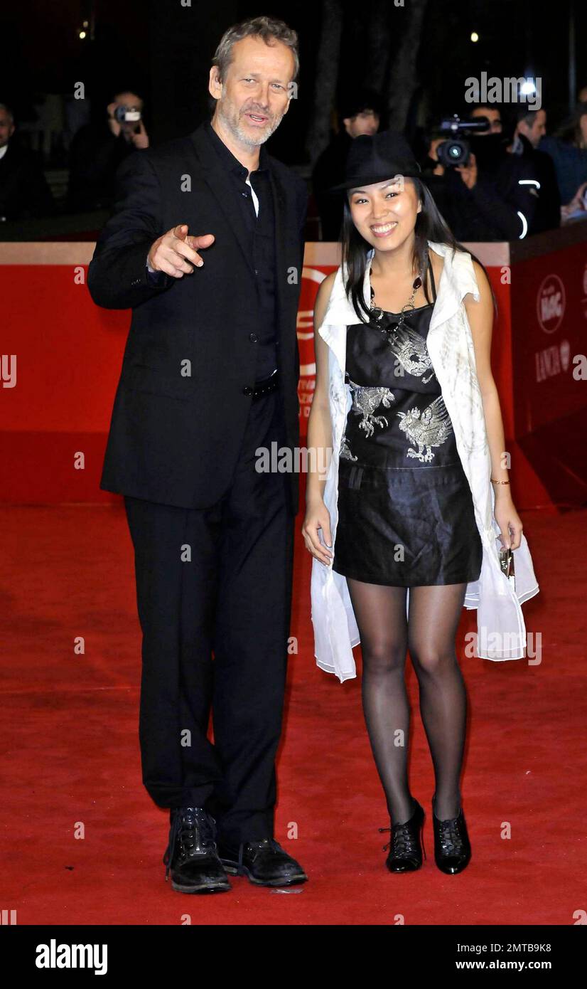 Director and writer Alexandre Rockwell and Jennifer Li pose on the red ...