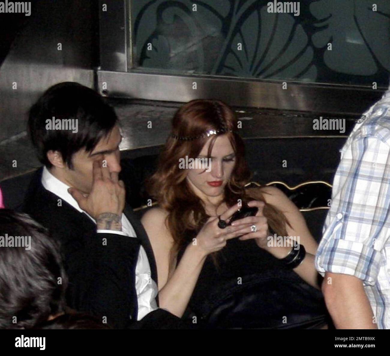 Pete Wentz celebrates his birthday with wife Ashlee Simpson at The Bank ...