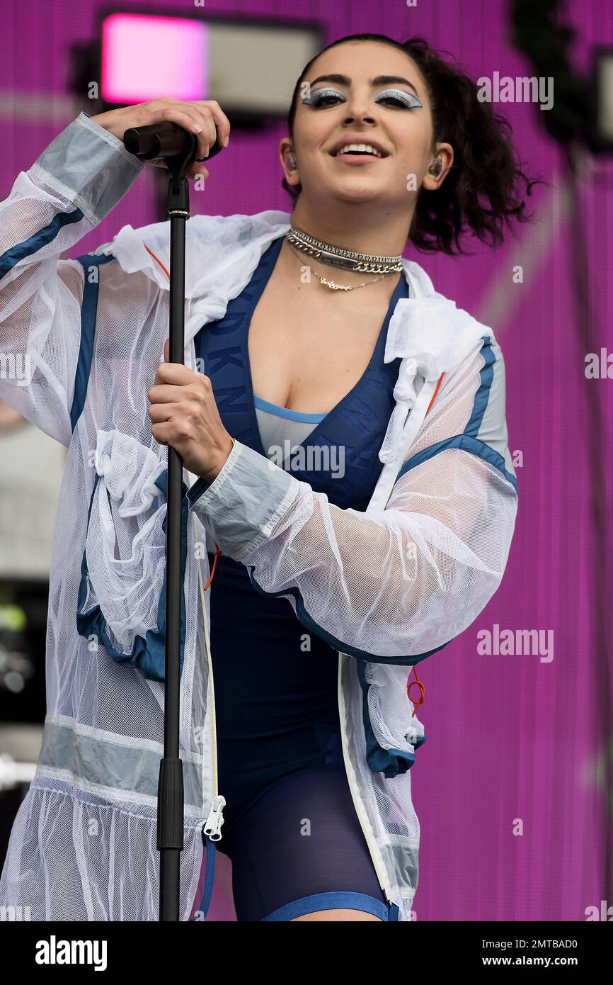 Singer Charli XCX performs at the Glastonbury music festival at Worthy ...