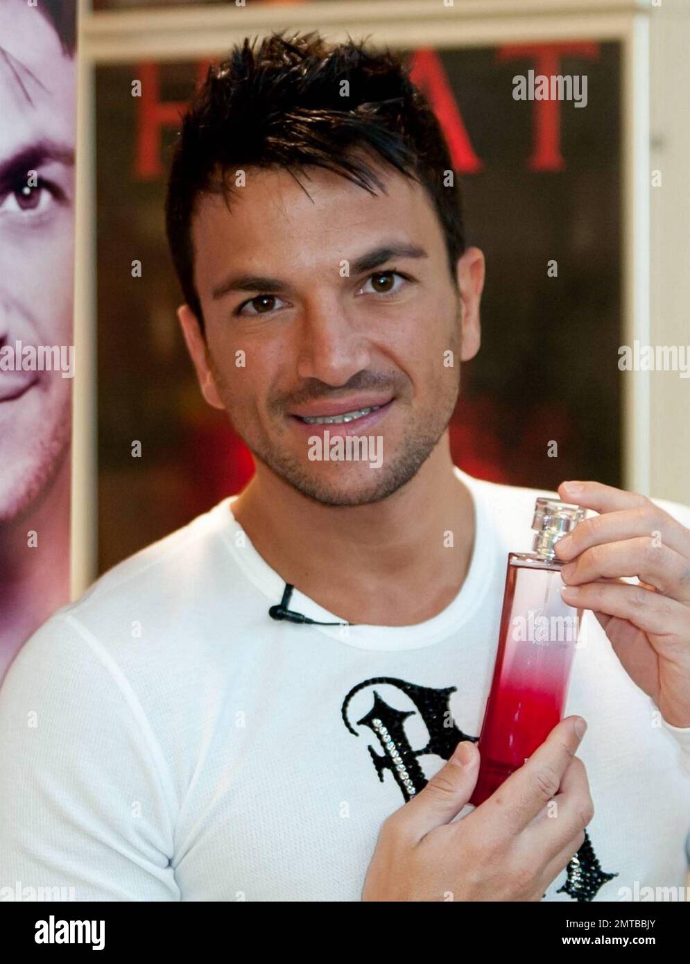 Pop singer and reality TV personality Peter Andre attends a photo call ...