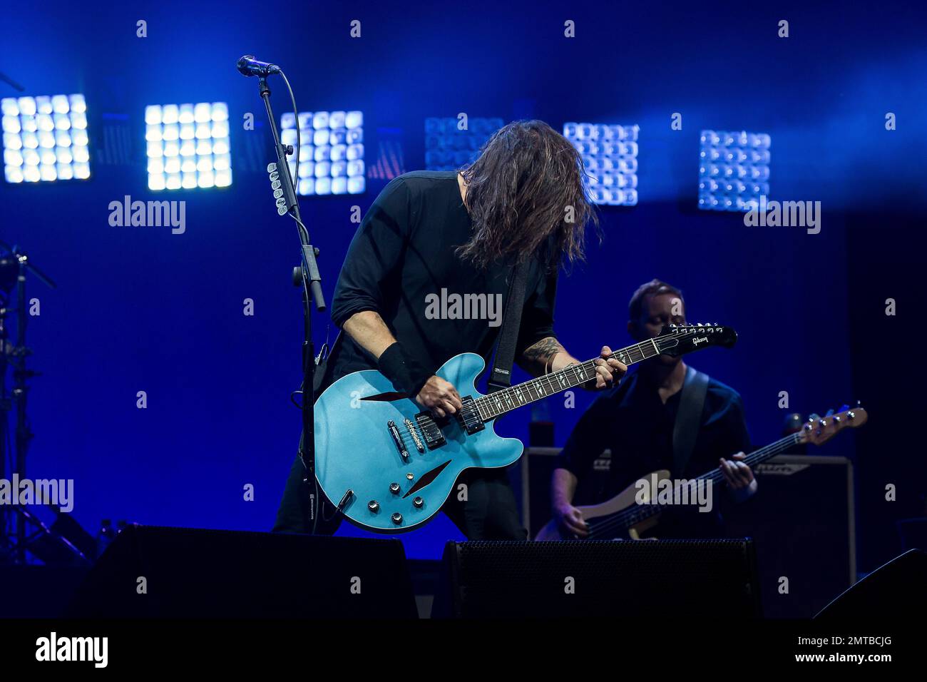 Singer Dave Grohl performs with his group 'Foo Fighters' at the ...