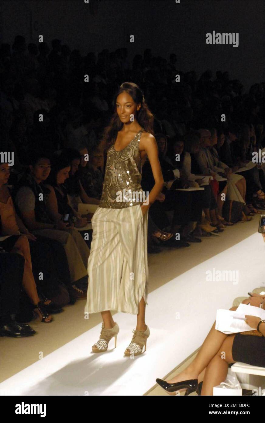 Models walk the runway wearing Peter Som's new line at his show during ...